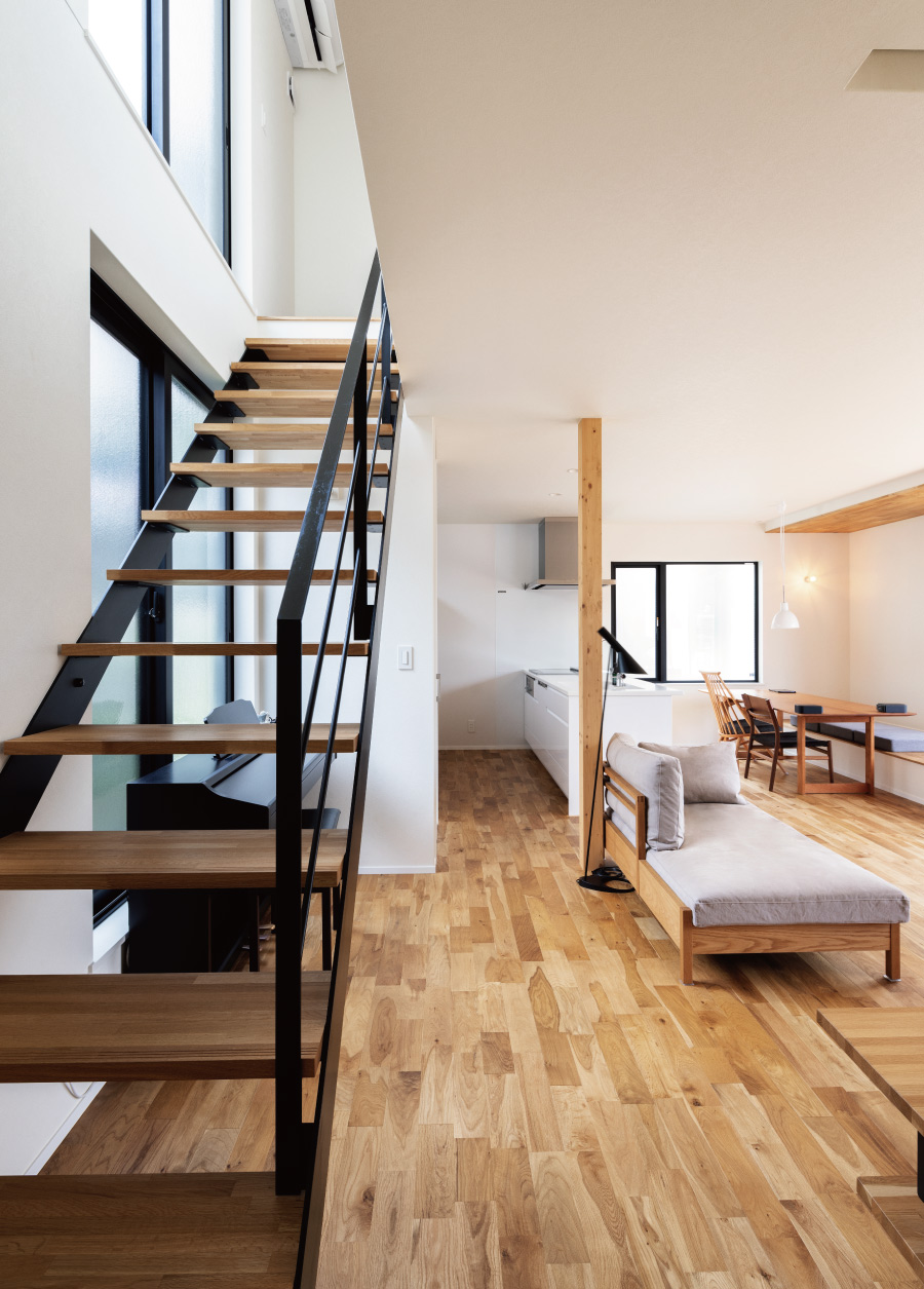 北側斜面から望む眺望の家 CodaDesign建築事例|広島で建築家と建てるデザイン注文住宅｜DUコダ一級建築士事務所